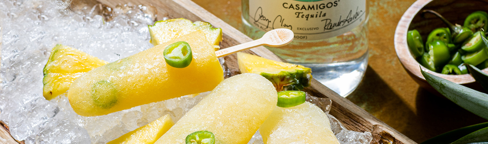 Spicy Pineapple Orange Popsicle | Casamigos